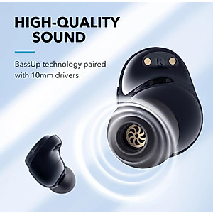 Soundcore by Anker Life Dot 3i in-Ear Noise Cancelling Truly Wireless Headphones, IPX5 Waterproof, Black (Renewed)