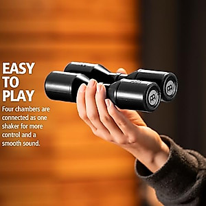 Meinl Percussion Series Signature Luis Conte Artist Shaker Musical Instrument with Medium Volume — NOT Made in China — for Live or Studio, 2-Year Warranty (SH4BK)