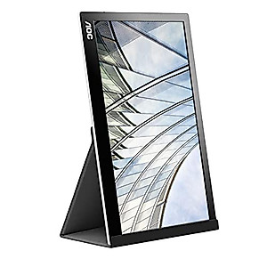 AOC I1601C 15.6" 16:9 Full HD IPS Monitor, Black USB-C