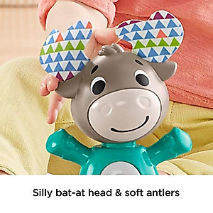 Fisher-Price Linkimals Musical Moose - Interactive Educational Toy with Music and Lights for Baby Ages 9 Months & Up