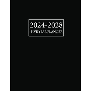 2024-2028 Five Year Planner: Monthly Calendar January 2024 - December 2028