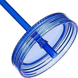 Zephyr Canyon Plastic Mason Jars with Handles, Lids and Straws | 20 oz Double Insulated Tumbler with Straw | 4 Pack Set of 4 | Wide Mouth Mason Jar Mugs | Cups for Kids and Adults…