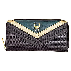 Loungefly Marvel Loki Cosplay Faux Leather Zip Wallet