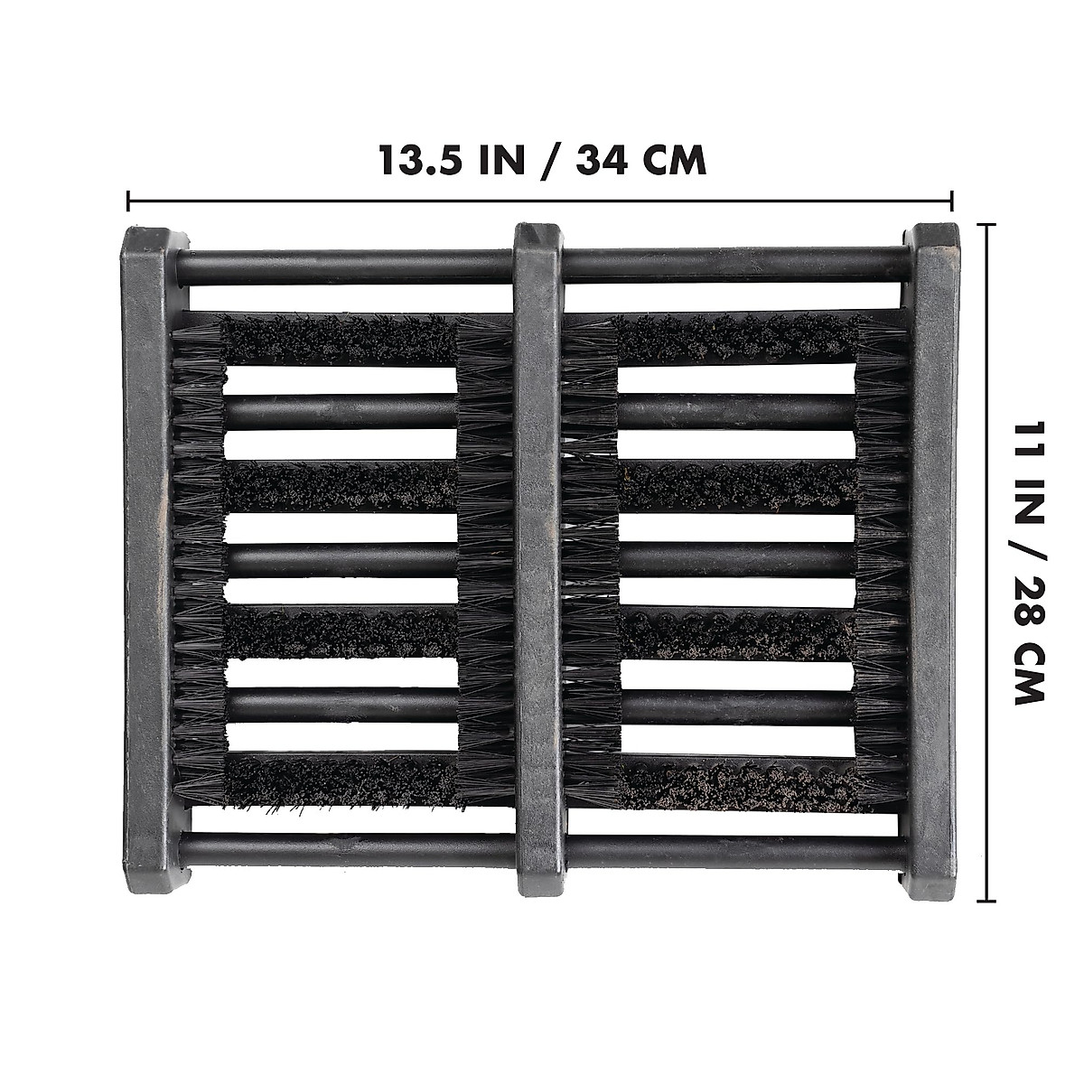 Jobsite Boot Scraper - Outdoor Shoe Scrubber Cleaner Brush