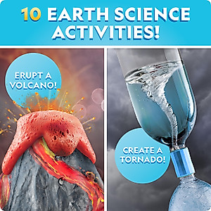 NATIONAL GEOGRAPHIC Mega Science Lab - Science Kit Bundle Pack with 75 Easy Experiments, Featuring Earth Science, Chemistry, and Science Magic Activities for Kids