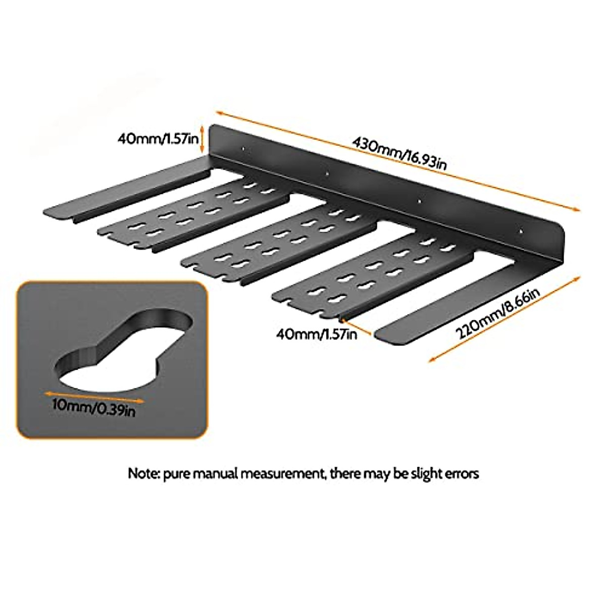 TZDTMEOS Electric Drill Storage Rack , Power Tool Organizer, Holds 4 Drills & Batteries, Hanging Wall Mounted Organizer for Garage, Home, Workshop, Shed (Rack)