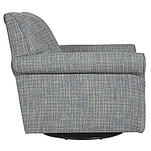 Signature Design by Ashley Renley 360-Degree Swivel Glider Nursery Accent Chair, Gray