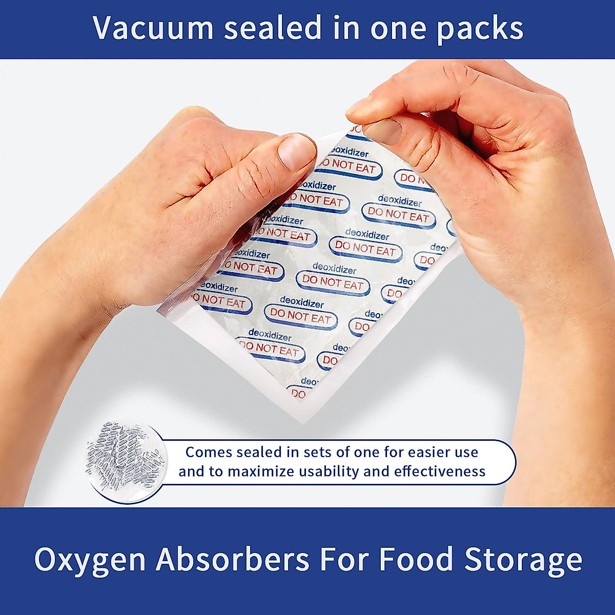oxygen absorbers for food storage 2000cc 30 PCS(30x PCS of ONE) o2 absorbers food grade oxygen absorbers for Mylar Bags, Canning, Flour, Wheat,Freeze Dried Foods and Preserved Foods Long Term Storage