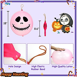 Halloween Games Halloween Punch Balloons for Halloween Party Favors Trick or Treat Toy Punching Balloons Goodie Party Game Favors Supplies Decor 24 Pieces