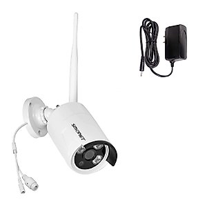 SMONET 3MP Wireless IP Camera Outdoor, Replacement and Extra Camera 3MP Wireless Security Camera System Only. High Resolution IR Cut 65Ft Night Vision.Check If It Can Work for You Before Your Order…