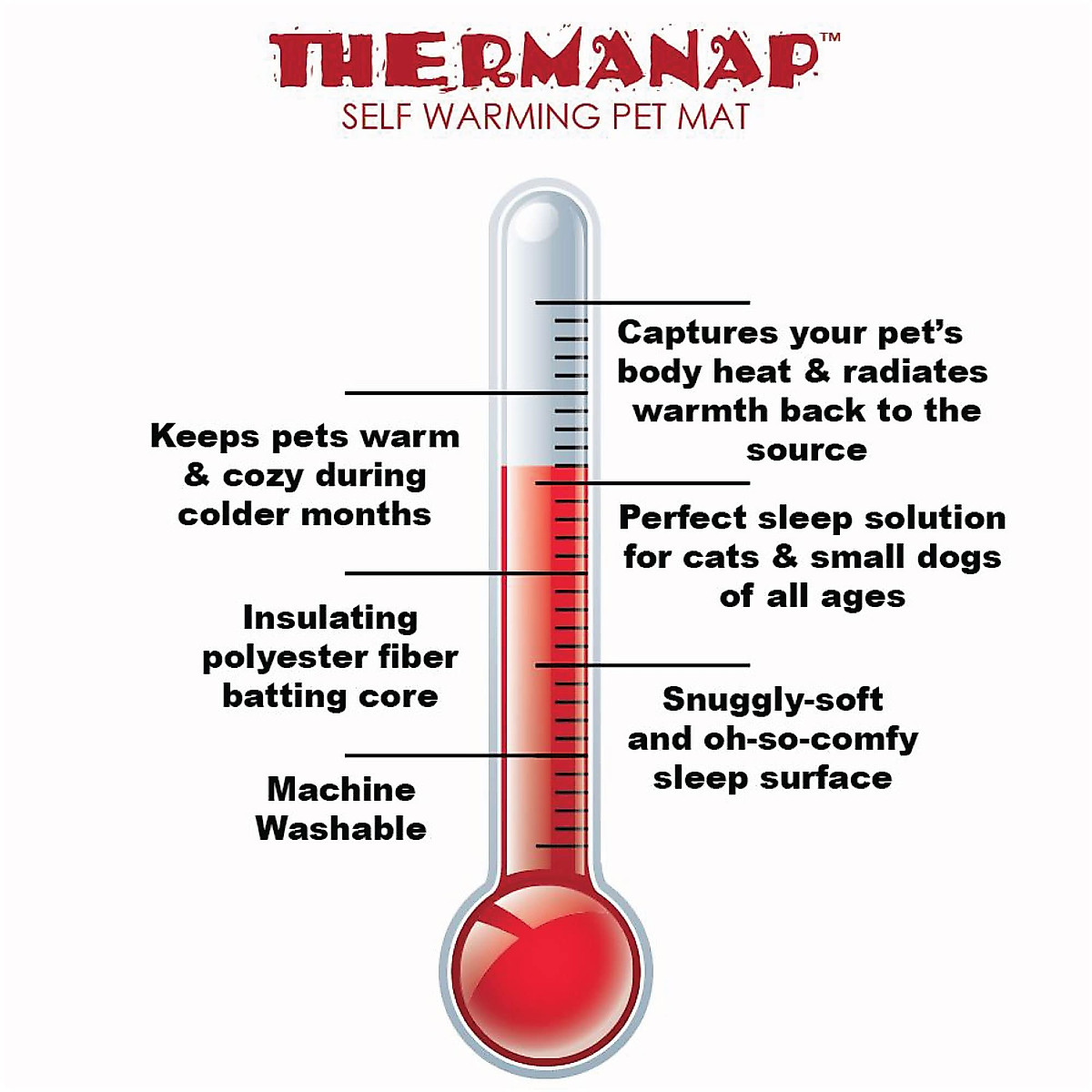 Furhaven ThermaNAP Self-Warming Cat Bed for Indoor Cats & Small Dogs, Washable & Reflects Body Heat - Quilted Faux Fur Reflective Bed Mat - Cream, Small