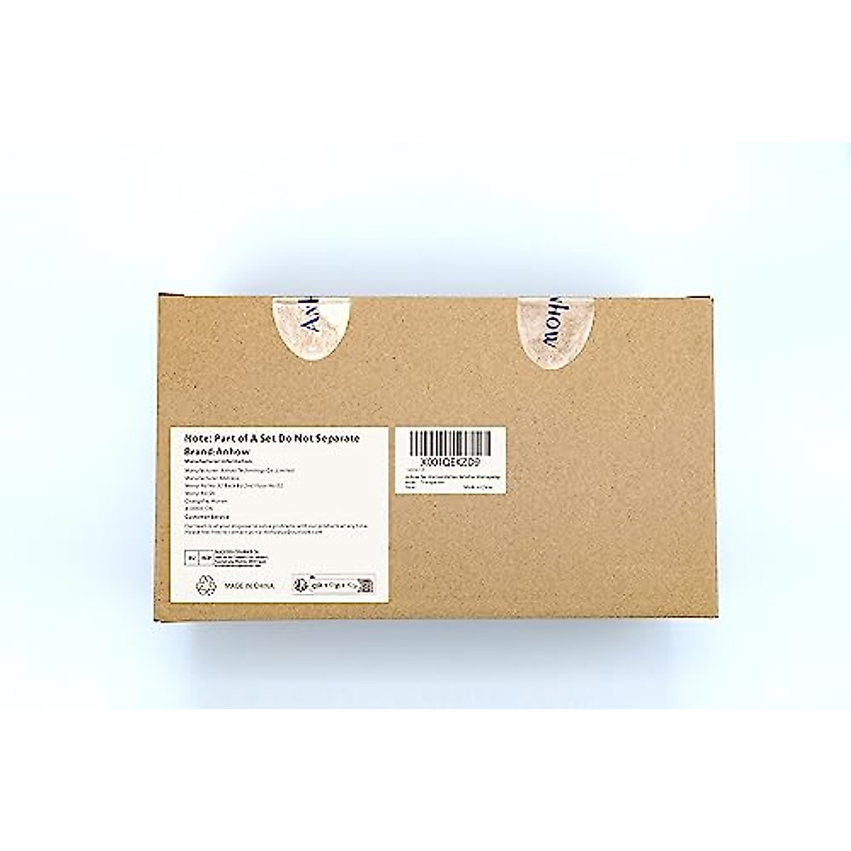 Anhow 12 OZ Glass Qtip Holders, 3 Pack Apothecary Jars Cotton Ball/Swabs Dispenser with Vanity Tray for Bathroom Canister Storage, Clear Bathroom Set Guest Room Essentials with Dust Cover