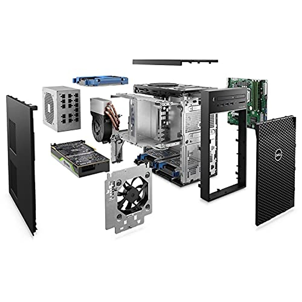Dell Precision T3650 Workstation Desktop Computer Tower (2021) | Core Xeon W - 1TB SSD Hard Drive - 32GB RAM - RTX A4000 | 6 Cores @ 5 GHz - 8GB GDDR6 Win 11 Pro