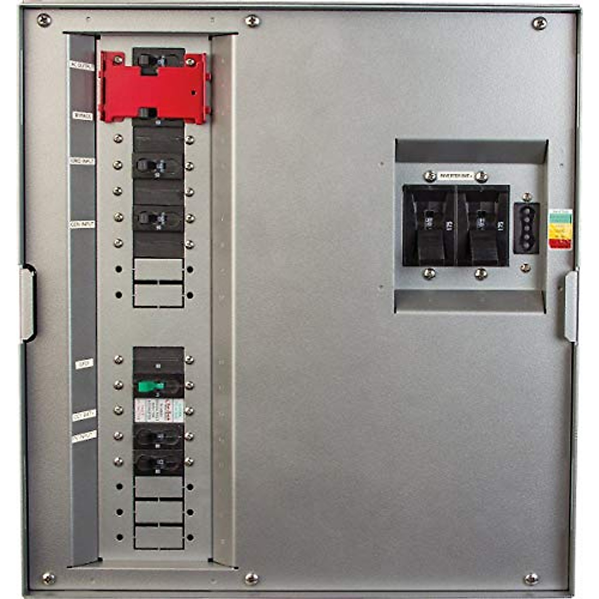OutBack Power GSLC-PV-300VDC Prewired 300VDC GSLC for FM100 Charge Controllers with Two 175 Amp Inverter Disconnects, 120/240 VAC Inverter Bypass
