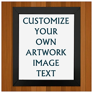 BannerBuzz Snap Poster Frame, Aluminum Profile Front Loading Wall Mount Clip Picture Frame, Open Snap Frame for Indoor Outdoor Poster Display (18" X 24", Black)