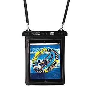 WOW World of Watersports H2O Proof Mini Tablet Holder 6 inch x 10 inch Large Waterproof, Snowproof, Dustproof and Sandproof Smartphone Holder, 18-5030