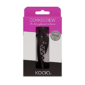 Koala HIGT Tech Corkscrew Patented Corkscrew, Stainless Steel and Teflon