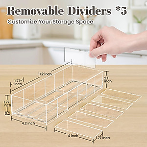 Gracenal Acrylic Tumbler Lid Organizer for Stanley Cup Accessories, Cabinet Pantry Kitchen Organizers and Storage Bins for Stanley 40 oz Tumbler with Handle/Yeti Tumbler Lid/Simple Modern Lids Gifts