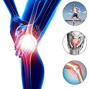 XIAORAN Knee Support - Adjustable Knee Pad Brace - Power Lift Joint Support Knee Pads Powerful Rebound Spring Force - for Gym Running Walking Basketball - Sports Injury Rehabilitation & Protection