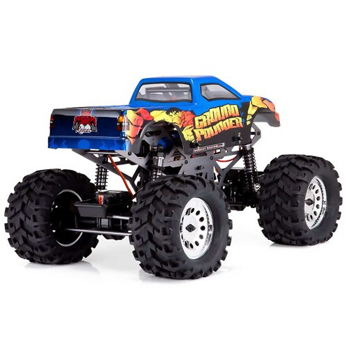 Redcat Racing Ground Pounder 1/10 Scale Electric Monster Truck with Ground Pounder Body