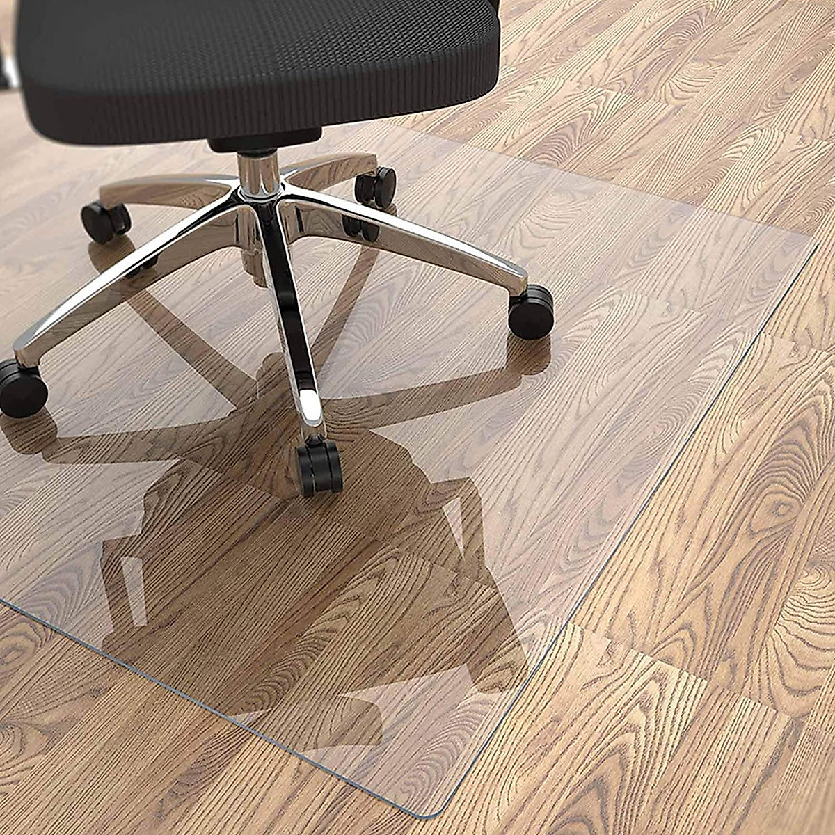 Office Chair Mat, Carpet Protector Chair Mat, Desk Mat 0.04 inch Thick, PVC Vinyl Floor Mat, Floor Protector, Table Protector, Waterproof Transparent Pad for Entrance Hall Bedroom (Size : 24x32in)