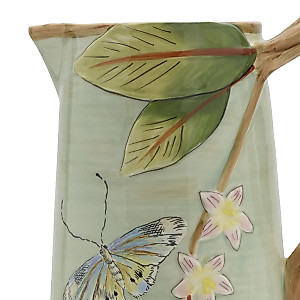 Fitz & Floyd Fitz and Floyd Toulouse Pitcher, 2 1/2-Quart, Green