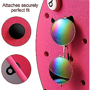 ThuroLeo 4 Packs Hooks Accessories for Bogg Bags,Hat Cap Hang Charms Phone Waterproof Case Key Sunglass Lipstick Wallet Hanger Set,Women Beach Bags Vacation Travel Necessities Women Gift (White)