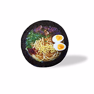 Ramen Bowl Fleece Throw Blanket | Large Soft Throw Blanket | Ramen Bowl Fleece Blankets And Throws And Throws | Officially Licensed Ramen Noodle Throw Blankets | Measures 60 Inches In Diameter