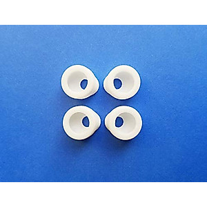 NICKSTON 4w-White Ear Gels Ear Buds Compatible with Motorola Headsets H12 H15 Hk100 Hk200 Hk201 Hk202 Hk210 H681 H685 H690 H695 H780 H790 Hz700