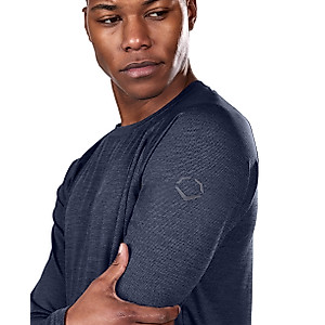 EvoShield Men's Standard Pro Team Training Long Sleeve, Navy, Small