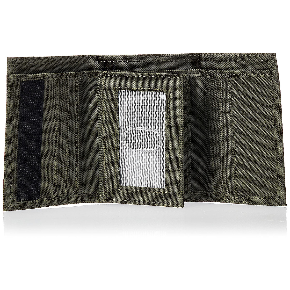 Timberland mens Trifold Nylon Wallet, Olive, One Size
