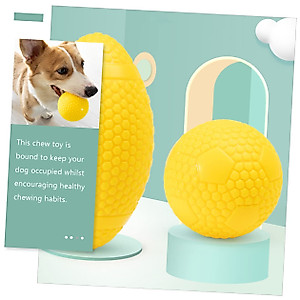 NOLITOY 2pcs Pet Toy Ball Dog Rugby Toys Plastic Sports Balls Dog Football Toys Interactive Rugby Toys Dog Molar Toy Dog Bite Toys Dog Balls Dog Interactive Toys Dog Chew Toy Pet Chew Toys