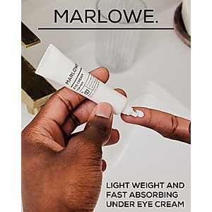 MARLOWE. No. 127 Mens Eye Cream with Vitamin C, Caffeine and Moisturizing Squalane for Puffiness, Wrinkles & Dark Circles, Targeted Under Eye Skin Care, 0.5 FL Oz