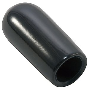 Caplugs VC-156-8 VC Series – Plastic Round Cap 1000 Pack, Black Vinyl, 0.156" W x 0.5" L Protective Closures, Thread Protectors, Dust and Moisture Seals, Masking, Plating, Color Coding (99190070)