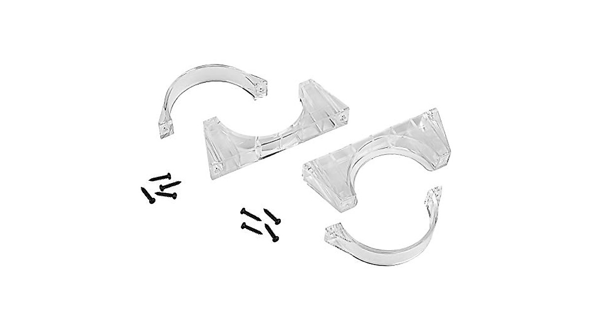 Audtek Clear Power Capacitor Mounting Bracket - Secure & Stylish