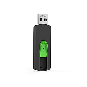 VICFUN 10 Pack 128MB USB Flash Drives USB 2.0 Flash Drive Slide Retractable USB Memory Stick 128MB, Multi-Color Pack