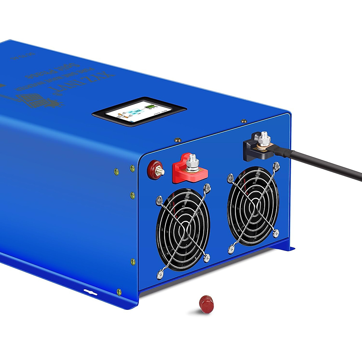 XYZ INVT 7000W 120/240V Split Phase Pure Sine Wave Off-Grid 14000W Peak Inverter 48V DC to AC Output for Solar Systems