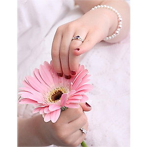 Sterling Silver October Simulated CZ Birthstone Ring for Baby, Girl or Pinky, Size 3