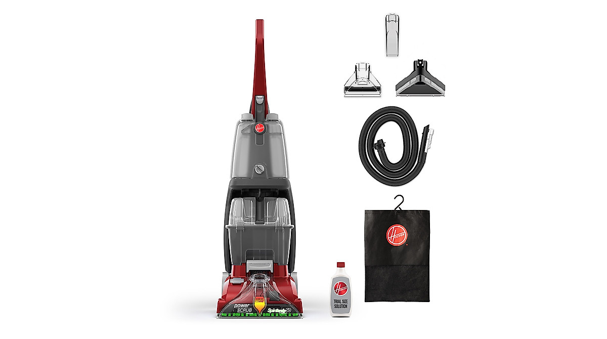 Hoover Power Scrub Deluxe Carpet Cleaner - Deep Clean & Fast Dry