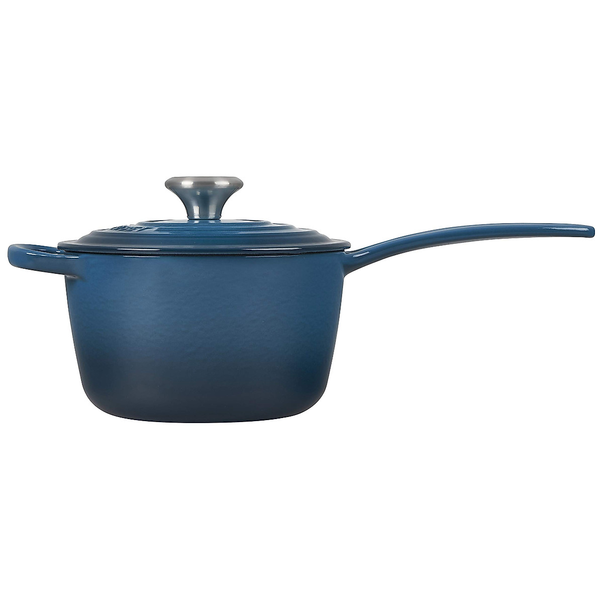 Le Creuset Enameled Cast Iron Signature Saucepan, 1.75 qt., Deep Teal