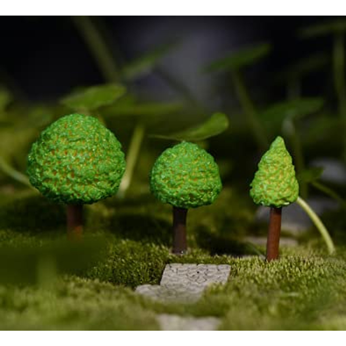 30PCS Model Trees Mixed Miniature Trees Mini Tree Model for Moss Bonsai DIY Crafts Fairy Garden Landscape Decor