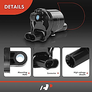 A-Premium Ignition coil Pack Compatible with Chevrolet Silverado 1500/Corvette 2014-2019, Tahoe/Suburban 2015-2019, Camaro & GMC Sierra 1500 2014-2019, Yukon & Cadillac Escalade, CTS 8-PC Set