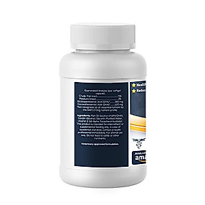 Jungle Pet Omega 3 Fish Oil for Dogs - Softgels Capsules Omega 3 for Dogs - Healthy Skin and Coat Dog Fish Oil Supplements - Medium & Large Dog Omega 3 Supplement for Skin and Joint Support - 60 ct