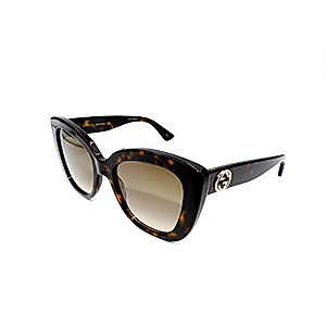 Gucci GG0327S - 002 Sunglasses Tortoise w/Brown Lens 52mm