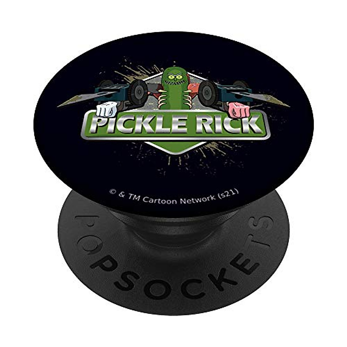 Rick and Morty Pickle Rick PopSockets Swappable PopGrip