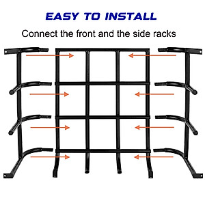 ICITYWALL Hay Feeder Goat, 24.4 x 20.8 x 12.6 Multiple Sided Goat Hay Rack, Heavy Duty Galvanized Metal Wall Hay Rack for Sheep Horses, etc(Black)