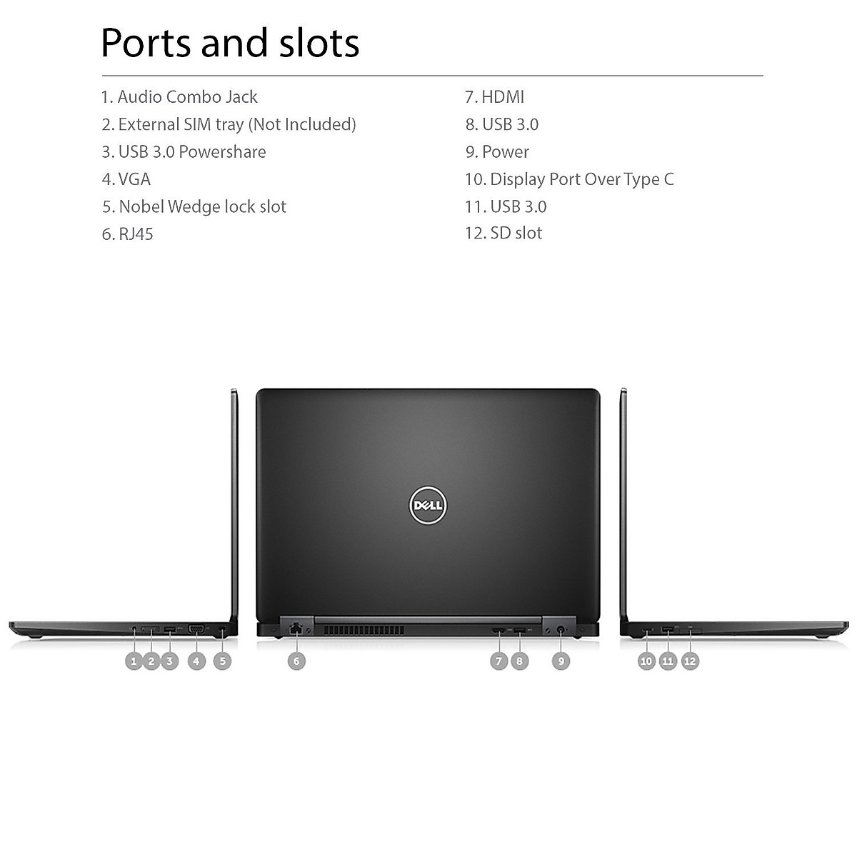 Dell Latitude 15 5000 Series 5580 15.6" Full HD Laptop - 7th Gen Intel Core i5-7300U Processor up to 3.50 GHz, 16GB Memory, 1TB M.2 SSD, Intel HD Graphics 620, Windows 10 Pro (Renewed)