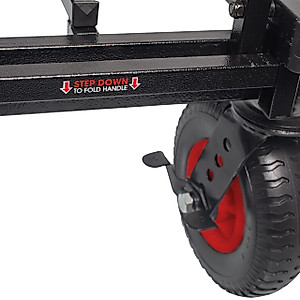 Gator Frameworks All-Terrain Folding Multi-Utility Cart with 30-52” Extension & 500 lbs. Load Capacity (GFW-UTL-CART52AT)