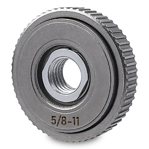 Yakamoz 5/8"-11 Grinder Nut, Quick Release Angle Grinder Flange Nut 5/8-11 Grinder Locking Nut for Angle Grinder Replacement Parts