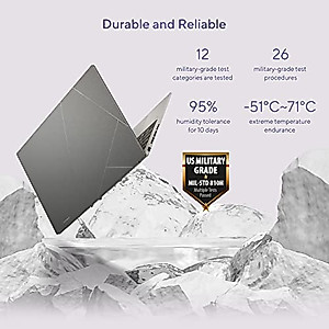 ASUS Zenbook 15 OLED Laptop, 15.6” OLED 2.8K Display, AMD Ryzen 7 7735U CPU, AMD Radeon Graphics, 32GB RAM, 1TB SSD, Windows 11 Home, Basalt Grey, UM3504DA-DS76
